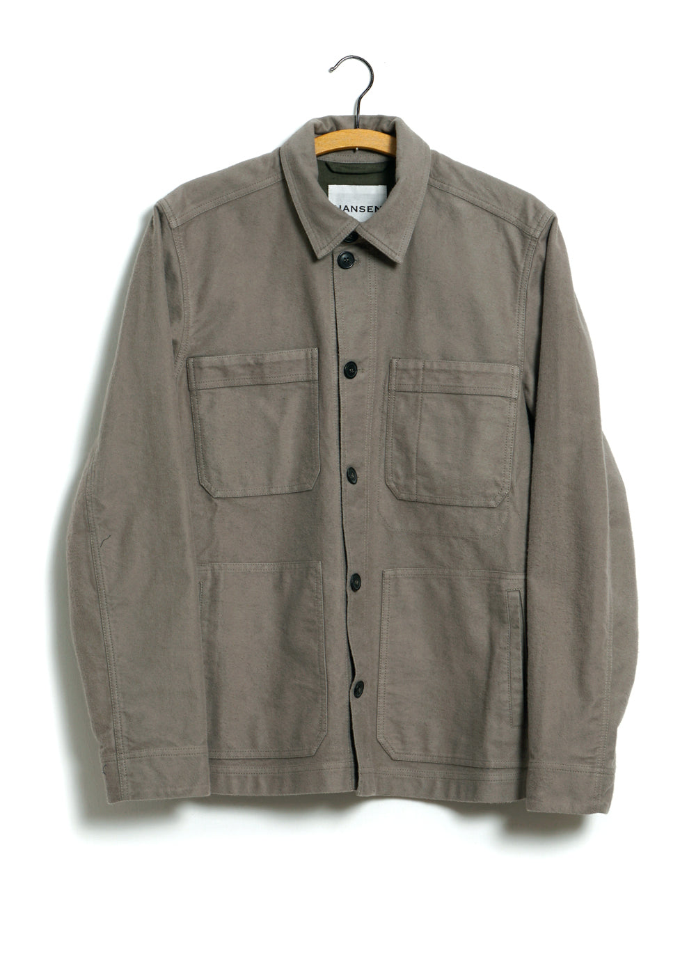 BERTRAM 28-22-7 | Refined Moleskin Work Jacket | Light Stone – HANSEN Garments