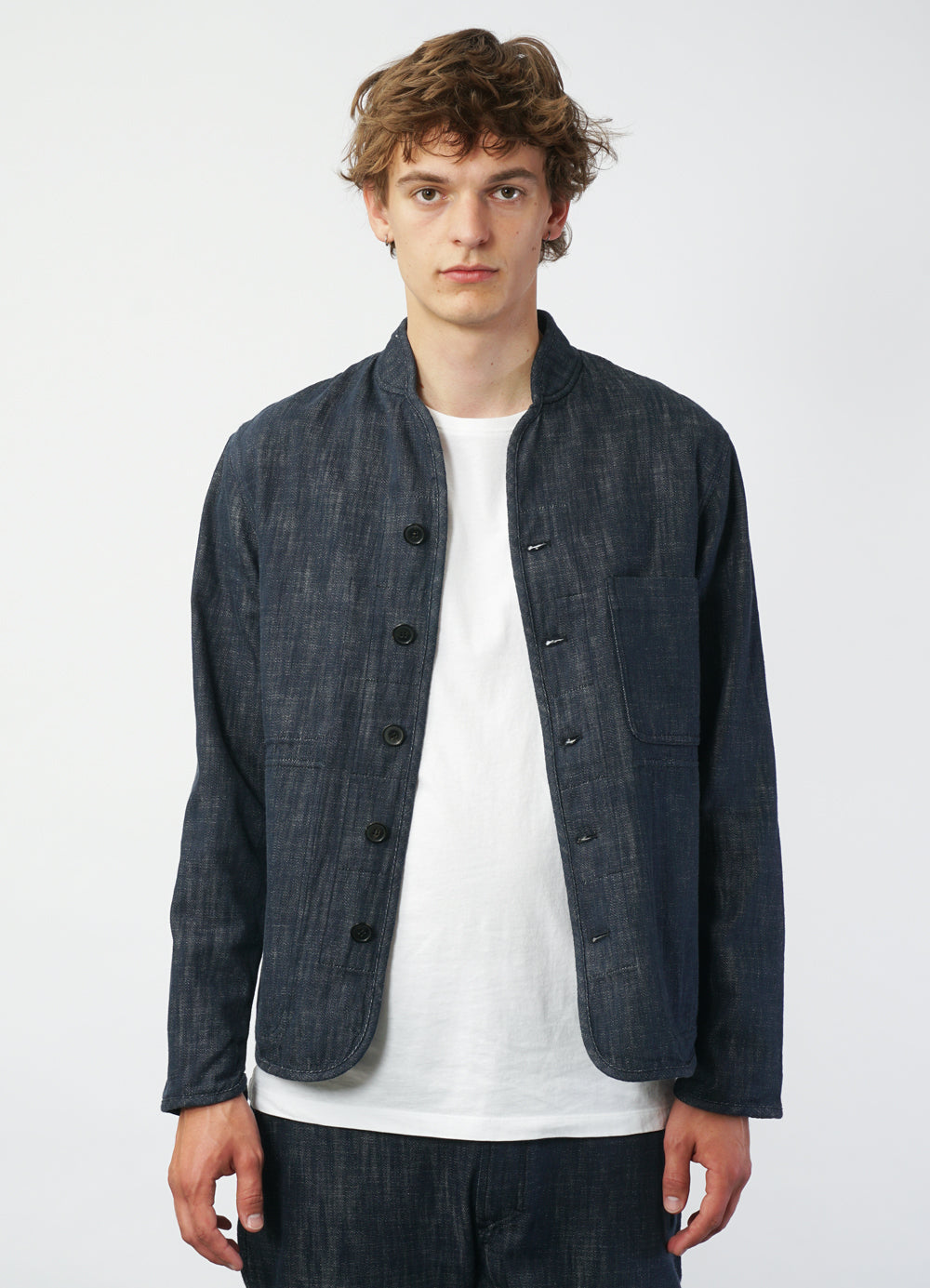 ERLING 29-55-3 | Refined Work Jacket | Denim Blue – HANSEN Garments