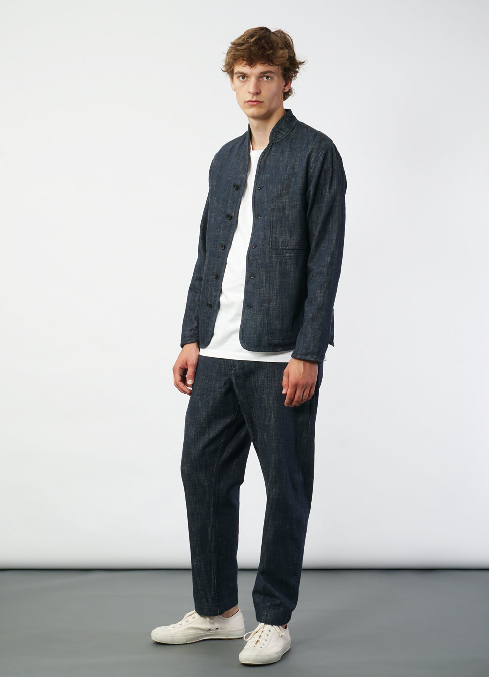 ERLING 29-55-3 | Refined Work Jacket | Denim Blue – HANSEN Garments