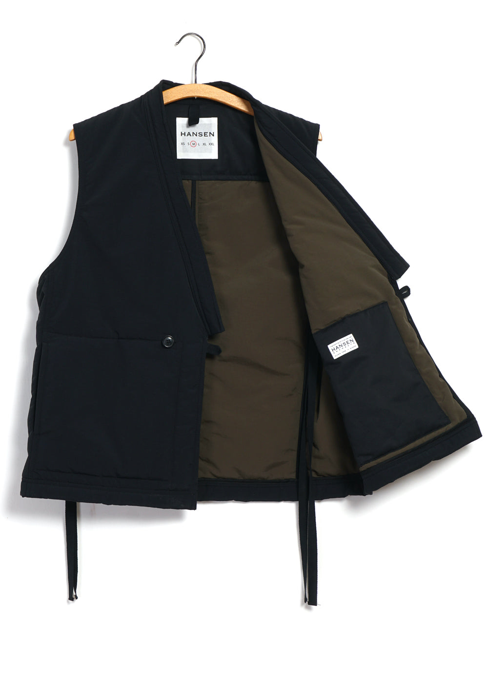 HAUK 28-23-2 | Padded Vest | Padded Black – HANSEN Garments