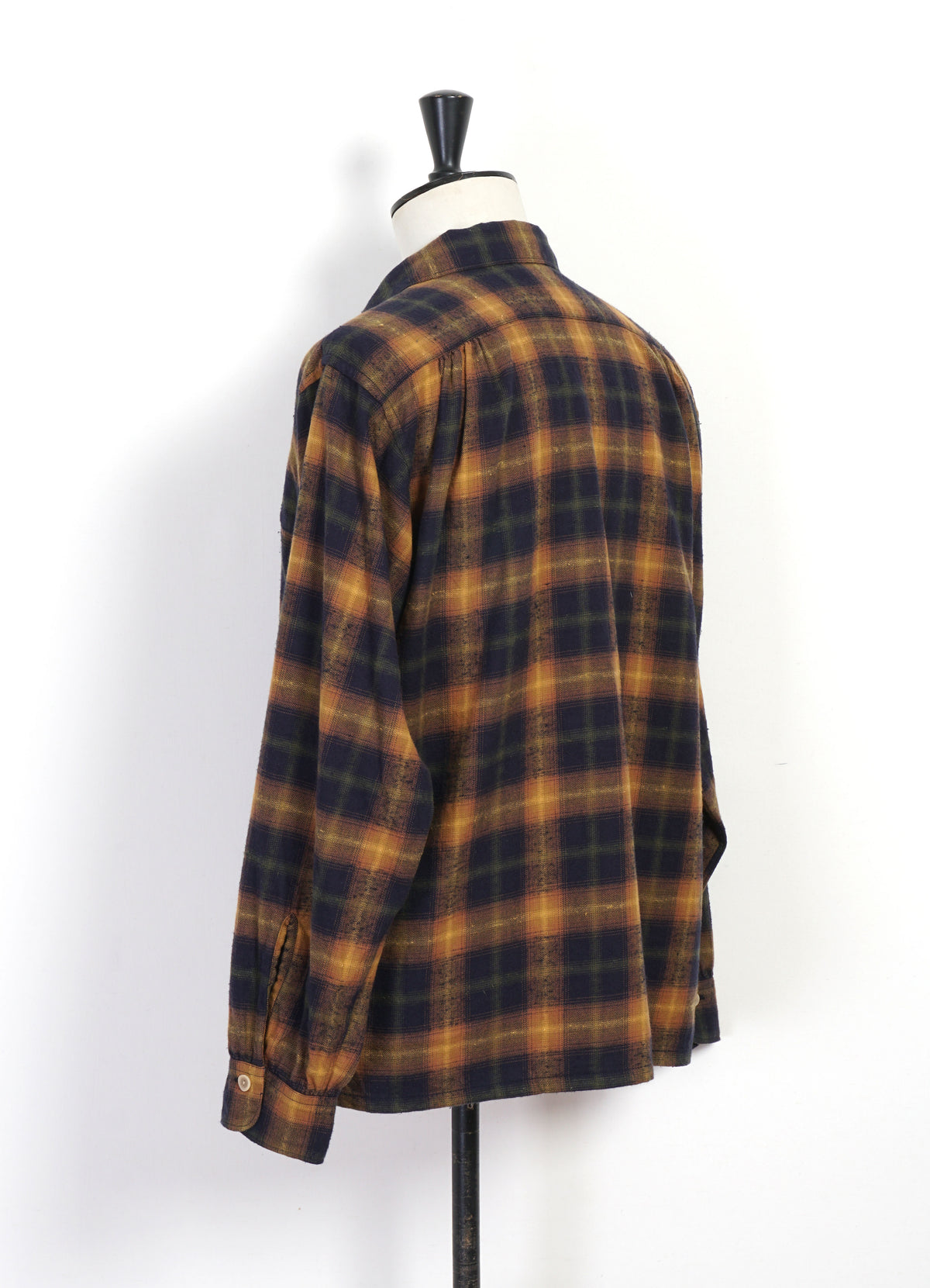 Open-Necked Shirt | Mustard – HANSEN Garments