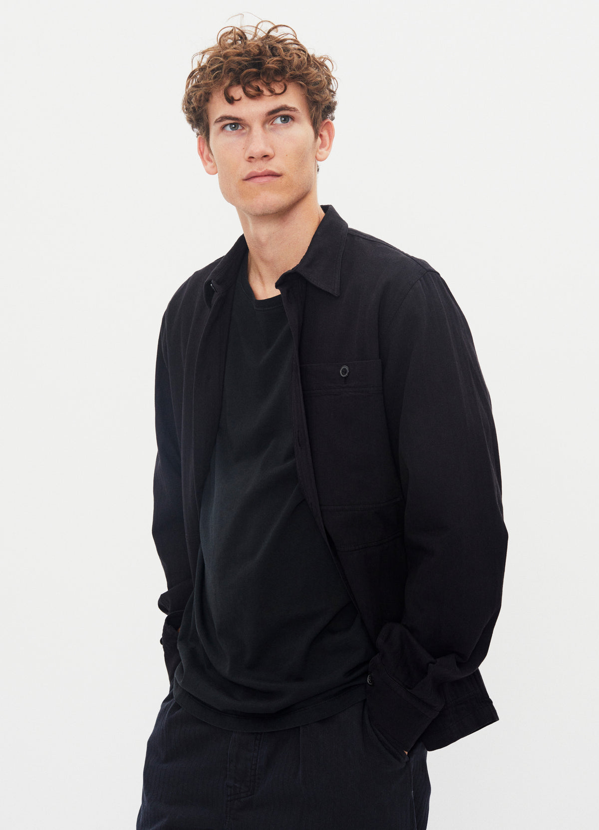 LUKA 31-28-2 | Sturdy Overshirt | Black – HANSEN Garments