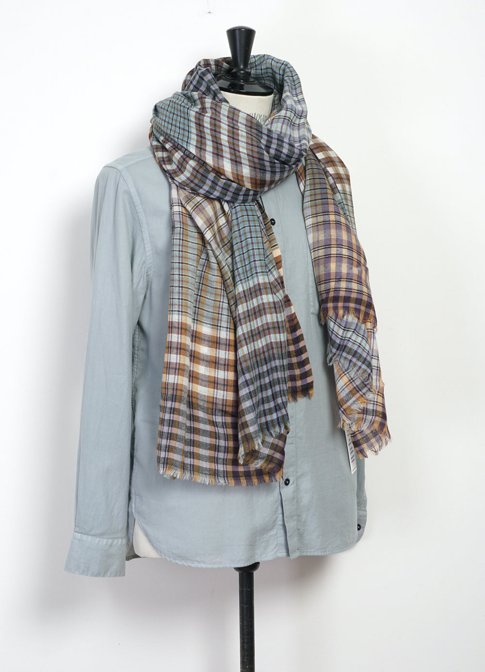 GR ECHARPE | Shawl Scarf | A-Charcoal – HANSEN Garments