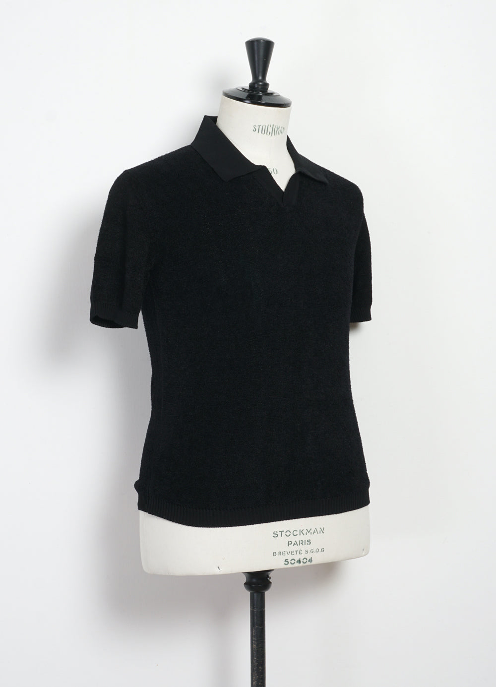 Marlon Brando | Knitted V-Neck Polo | Nero – HANSEN Garments