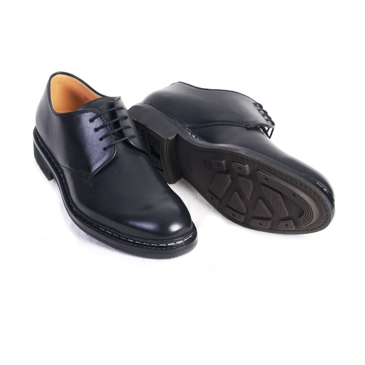 CROCUS | Leather Derby Shoe | Black – HANSEN Garments